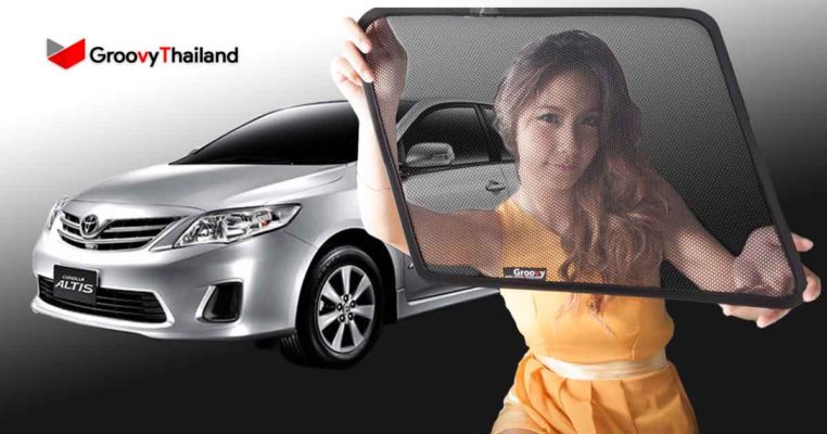 TOYOTA ALTIS Gen10 (4 pcs) - Groovy Thailand ม่านบังแดดรถเข้ารูป